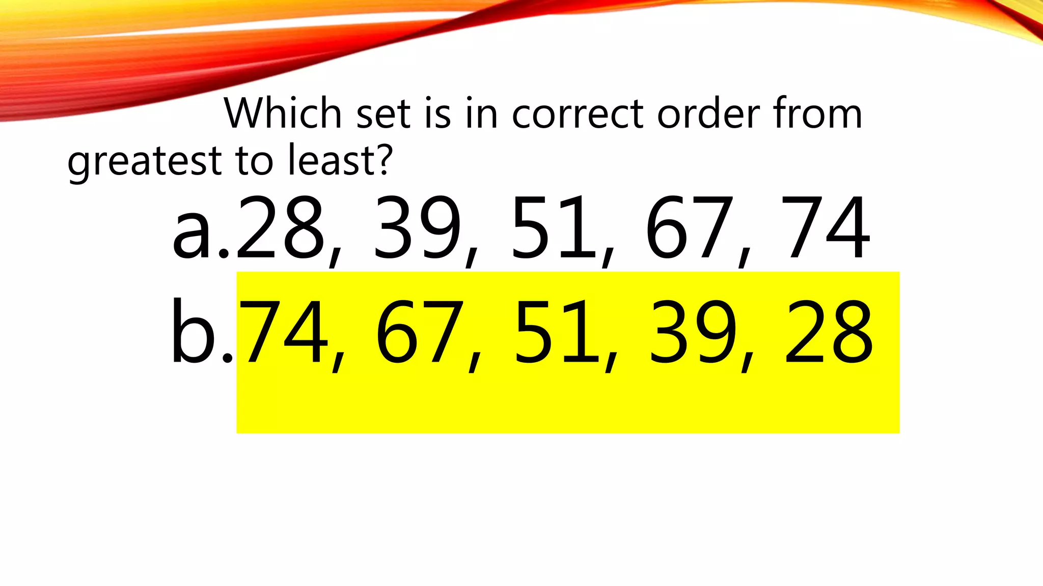 Comparing and Ordering Numbers | PPTX