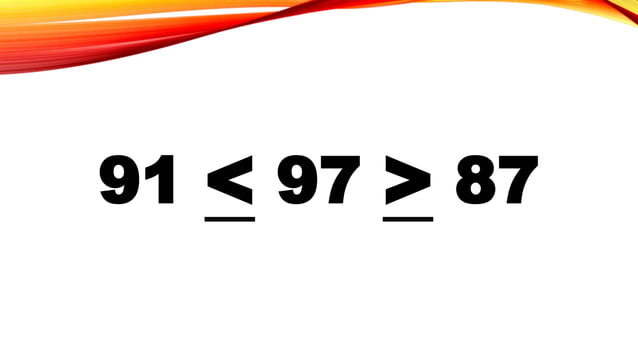Comparing and Ordering Numbers | PPTX