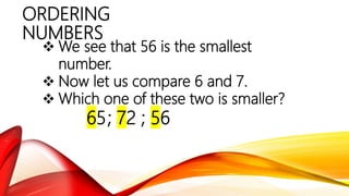 Comparing and Ordering Numbers | PPTX