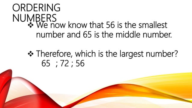 Comparing and Ordering Numbers | PPTX