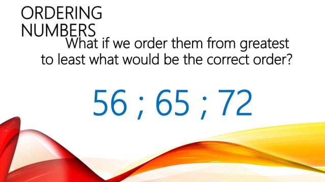 Comparing and Ordering Numbers | PPTX