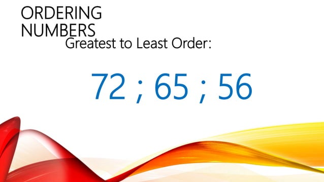 Comparing and Ordering Numbers | PPTX