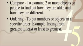 Comparing and Ordering Numbers | PPTX