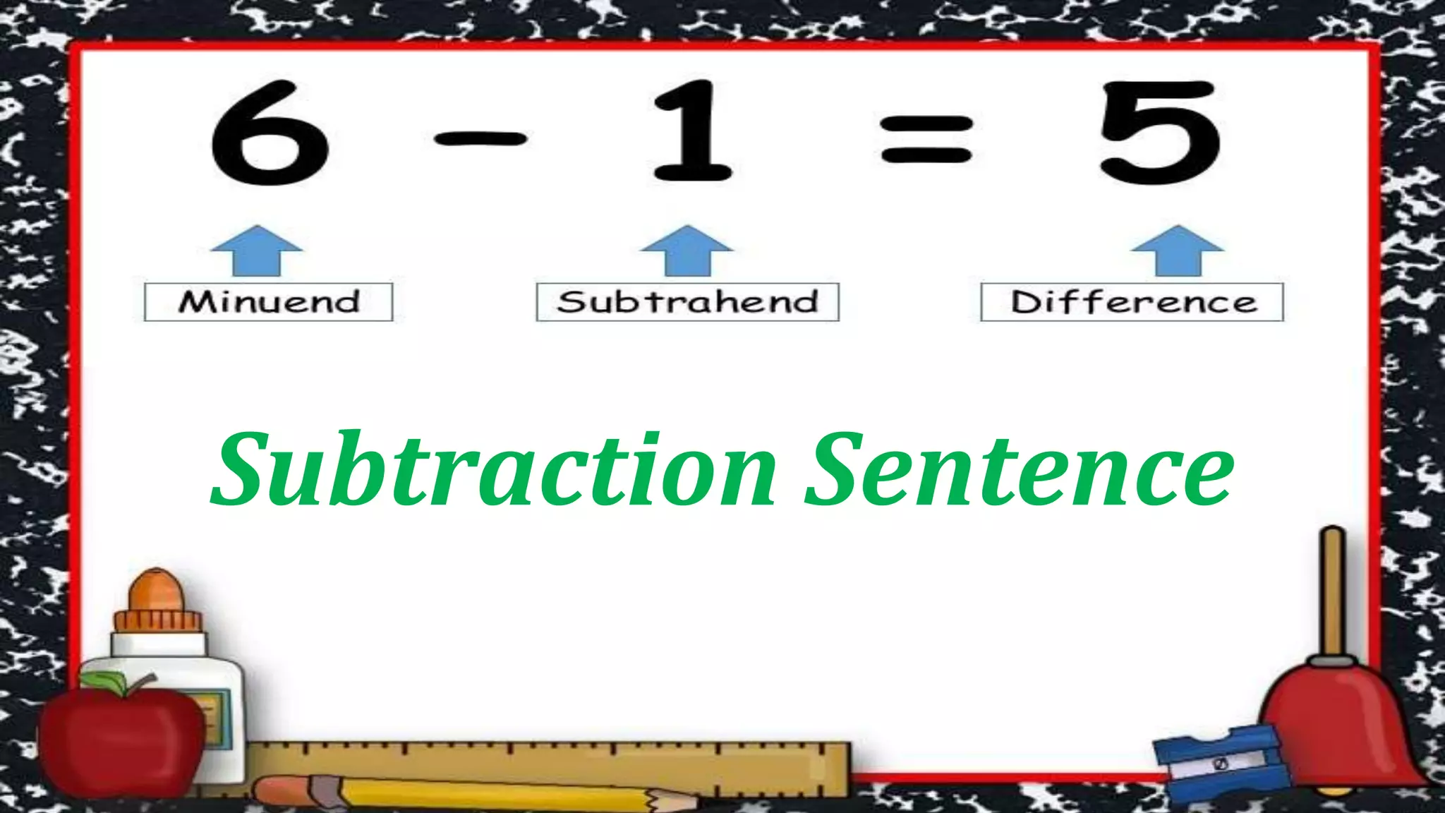 Understanding Subtraction | PPTX