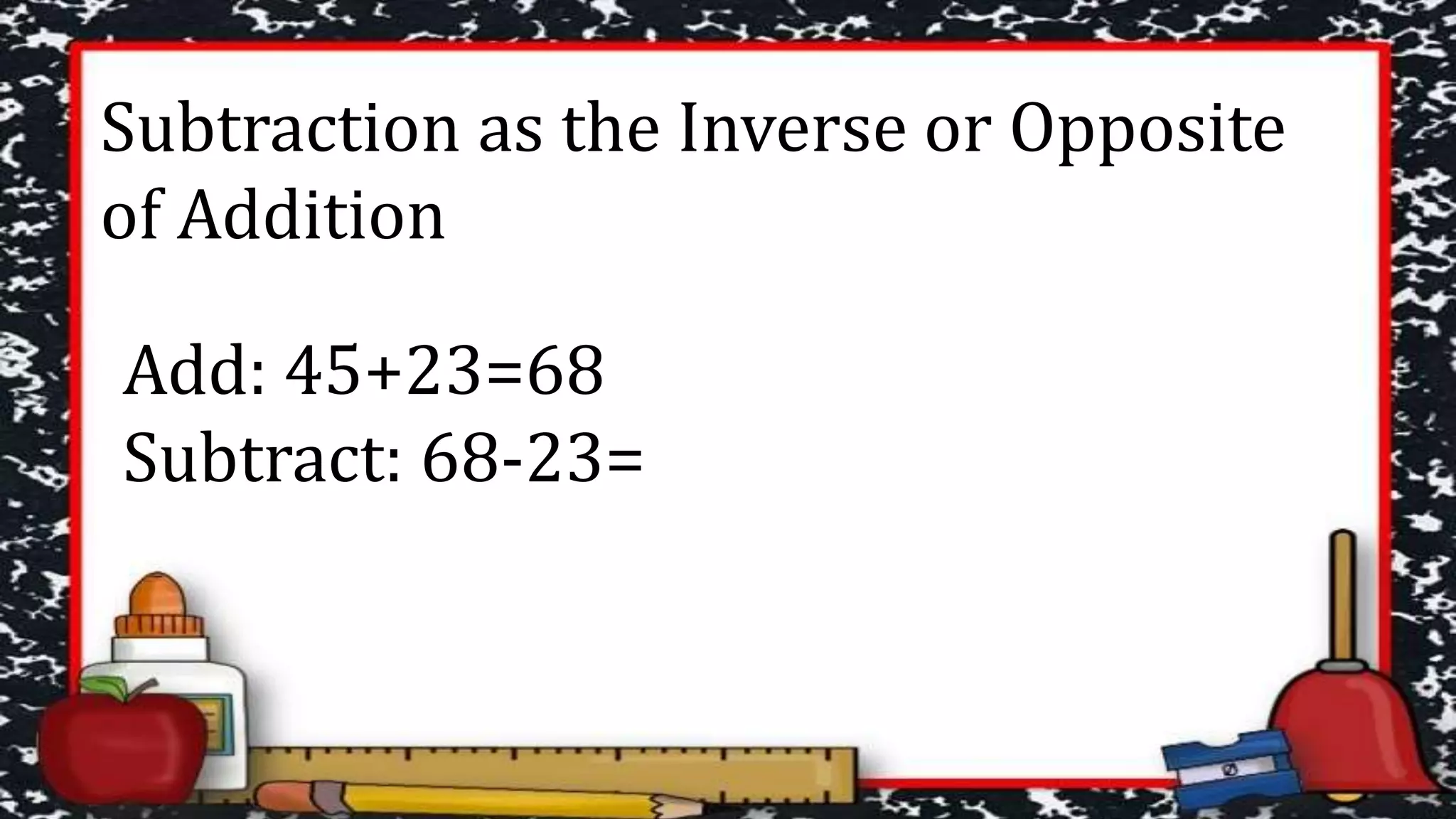 Understanding Subtraction | PPTX