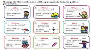 lesson5-211118061409 INTERROGATIVE PRONOUNS | PPTX