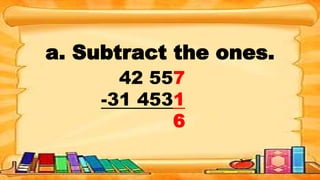 Subtraction without Regrouping | PPTX
