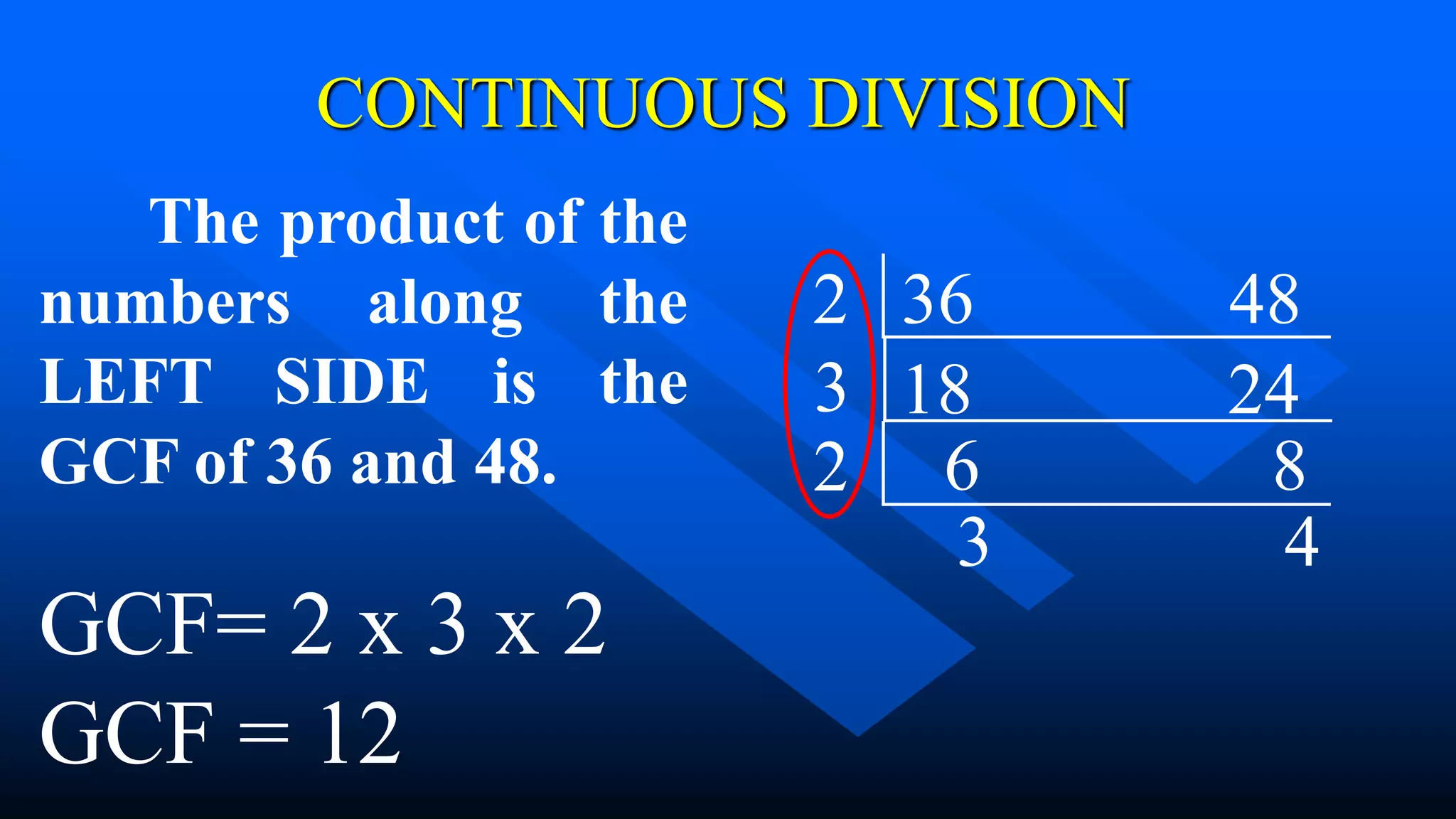 GREATEST COMMON FACTOR AND LEAST COMMON MULTIPLE | PPTX