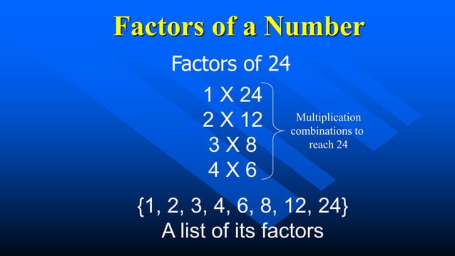 GREATEST COMMON FACTOR AND LEAST COMMON MULTIPLE | PPTX