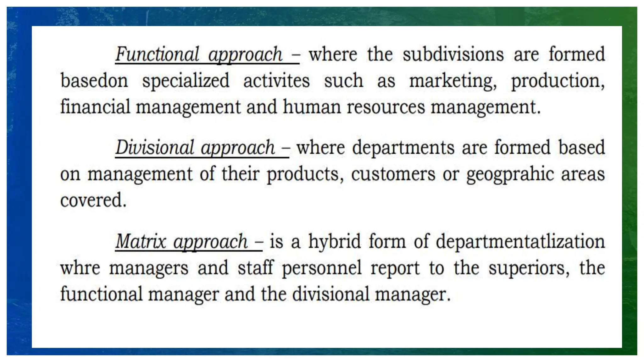 The Nature of Organization and types of organization structures.pptx