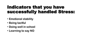 Personal development module 5 Coping with Stress | PPTX