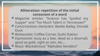 Rhyme, pararhyme, assonance and reverse rhyme | PPTX