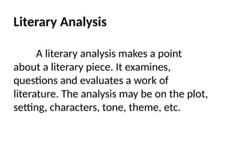 LESSON 5. Writing literary analysis..pptx