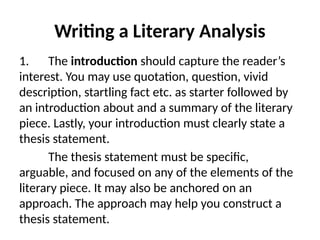 LESSON 5. Writing literary analysis..pptx