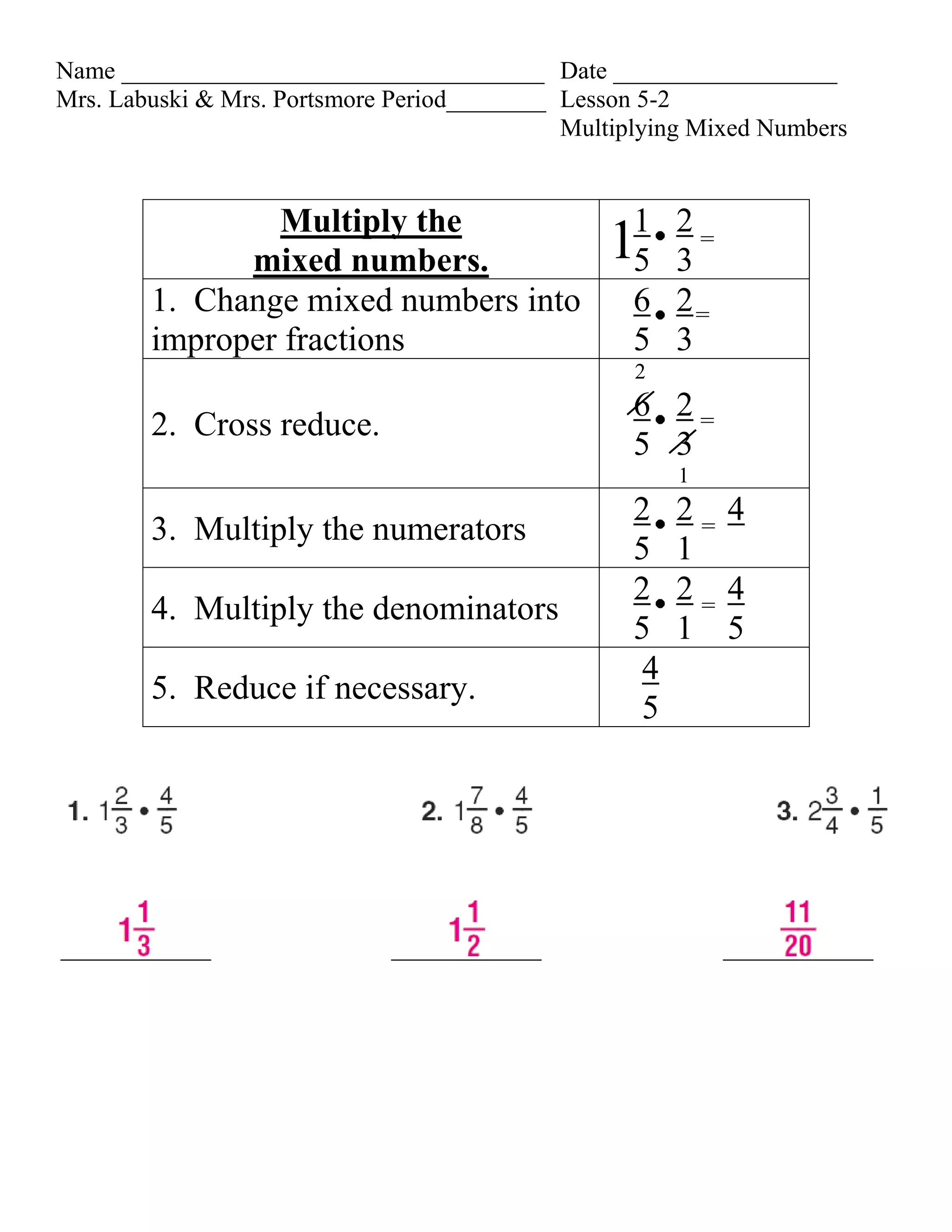 Lesson 5 2 mulitplying mixed numbers | DOCX