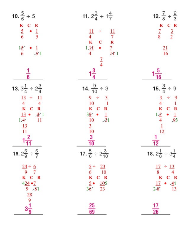 Lesson 5 3 dividing mixed numbers | PDF