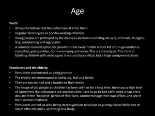 Lesson 5 - Representation of Age | PPT