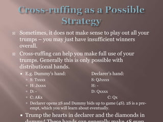 Lesson 5 Basic Declarer Play | PPTX