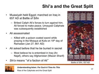 Lesson 5 Caliphate and the Great Split | PPT