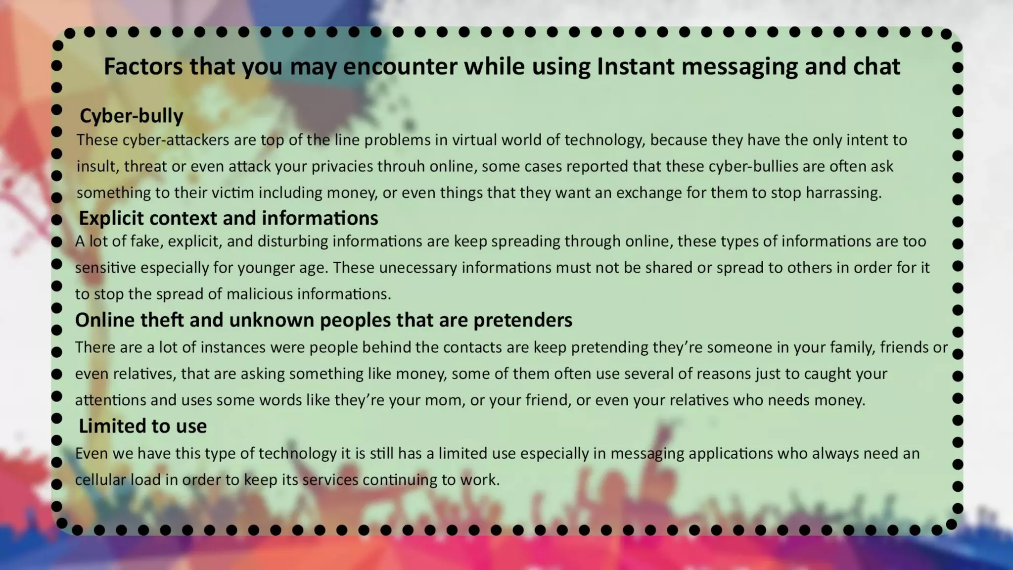 Lesson 5 chat and instant message | PPT