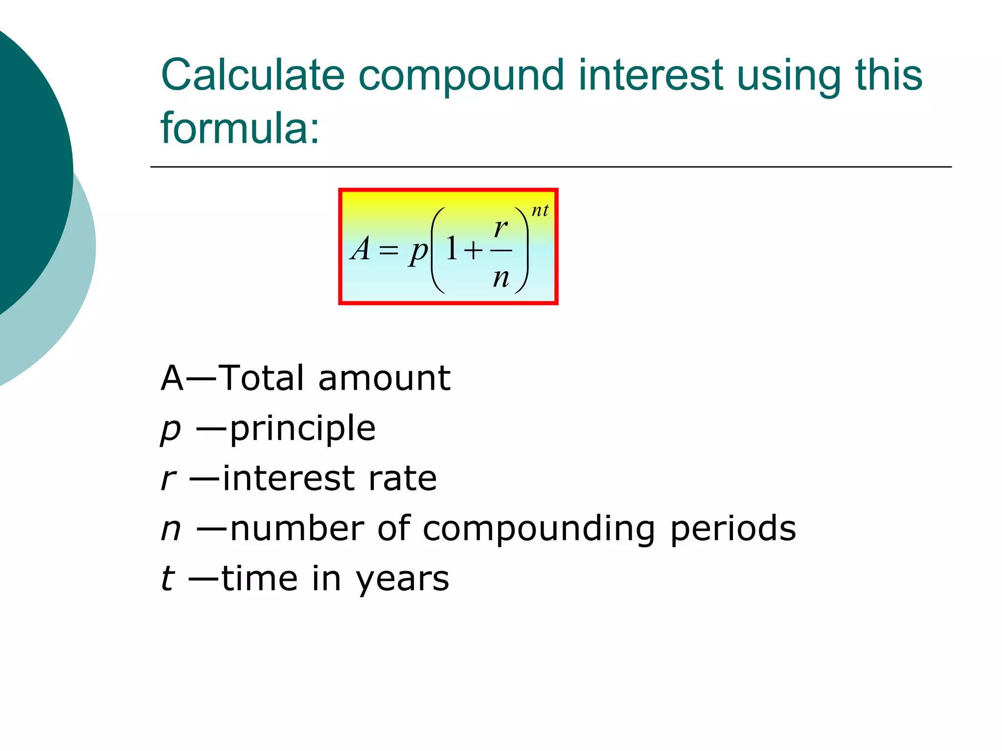 Lesson 5 - Compound Interest.ppt