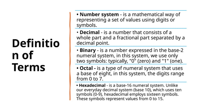 Grade 7 ICT : Computer Number Systems PPT-MATATAG Curriculum | PPTX