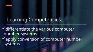 Grade 7 ICT : Computer Number Systems PPT-MATATAG Curriculum | PPTX