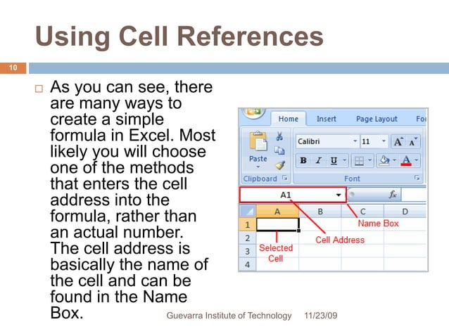 Lesson5 creating simple formula | PPTX