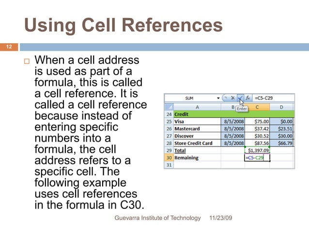 Lesson5 creating simple formula | PPTX