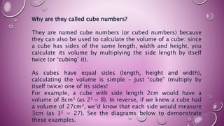 Lesson 5 cube numbers | PPTX