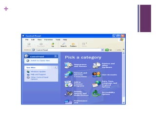Lesson5 Customizing windows | PPTX | Operating Systems | Computer Software and Applications