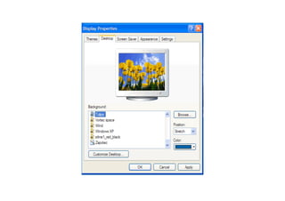Lesson5 CUSTOMIZING WINDOWS | PDF