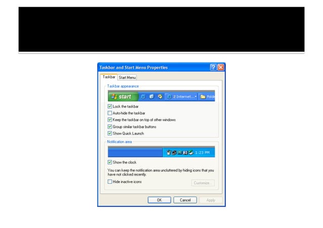 Lesson5 CUSTOMIZING WINDOWS | PDF | Operating Systems | Computer Software and Applications