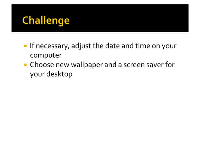 Lesson5 CUSTOMIZING WINDOWS | PDF | Operating Systems | Computer Software and Applications
