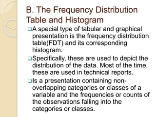Lesson 5 data presentation | PPTX