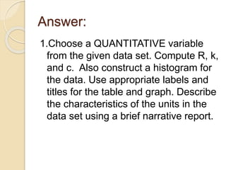 Lesson 5 data presentation | PPTX