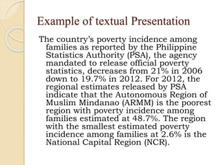 Lesson 5 data presentation | PPTX