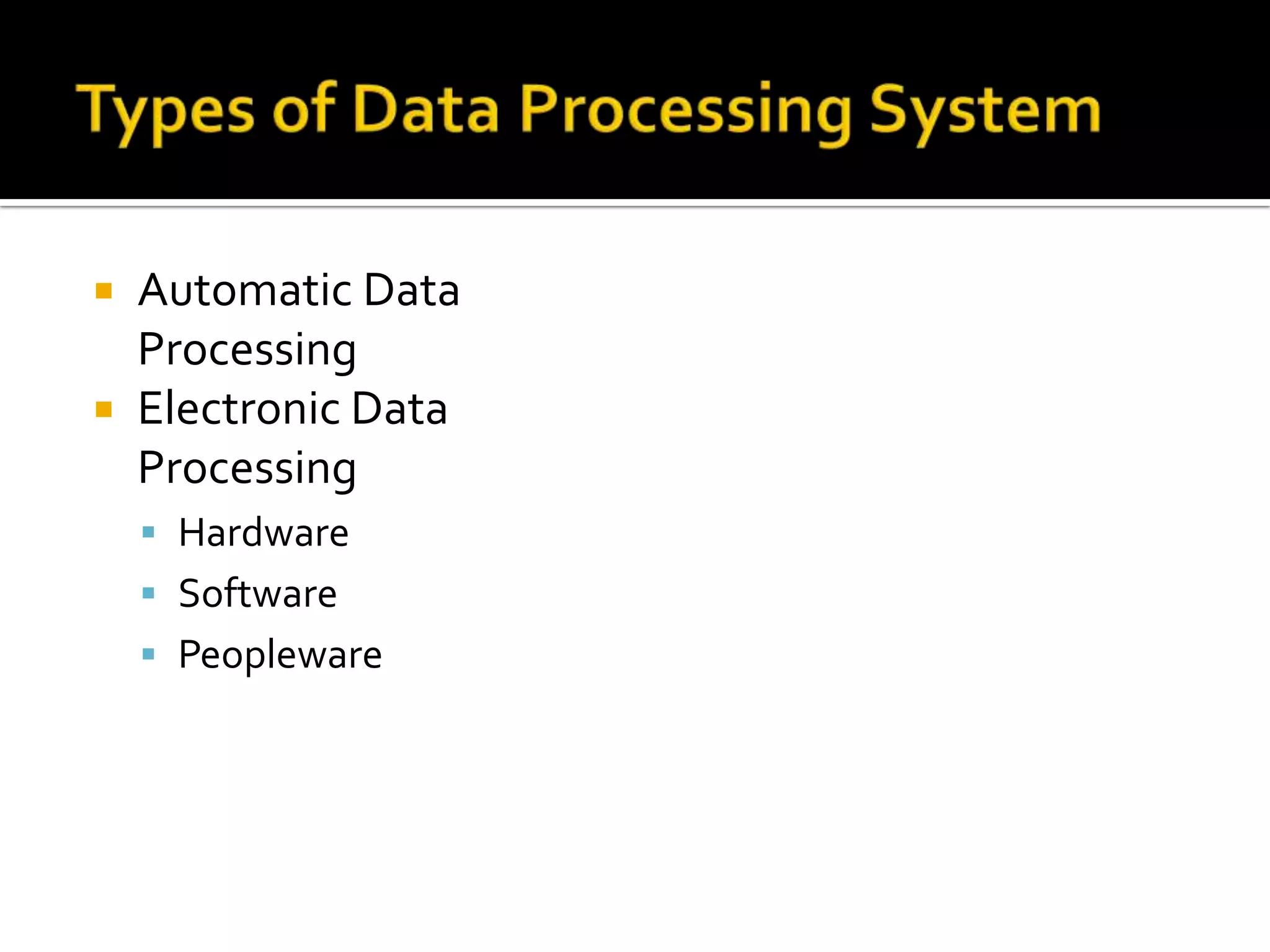 Lesson 5 data processing | PPT