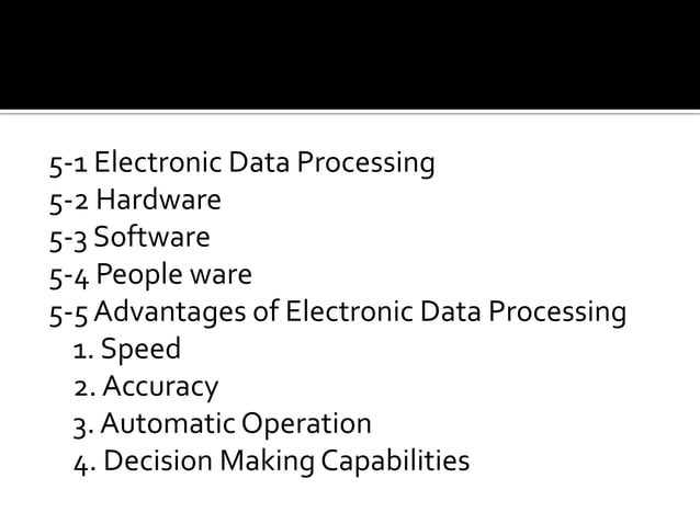 Lesson 5 data processing | PPT