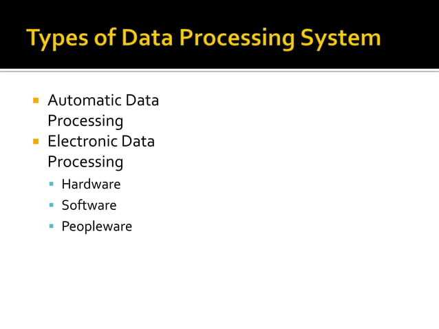 Lesson 5 data processing | PPT