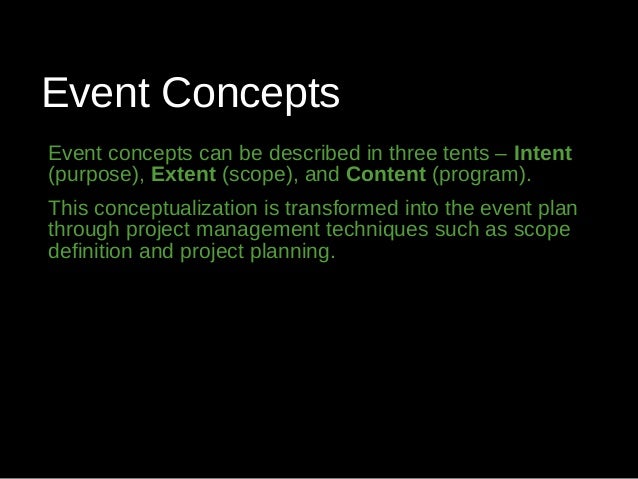 Lesson 5 event concept