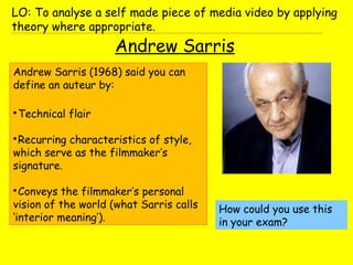 Genre theory for G325 OCR A2 media exam | PPT