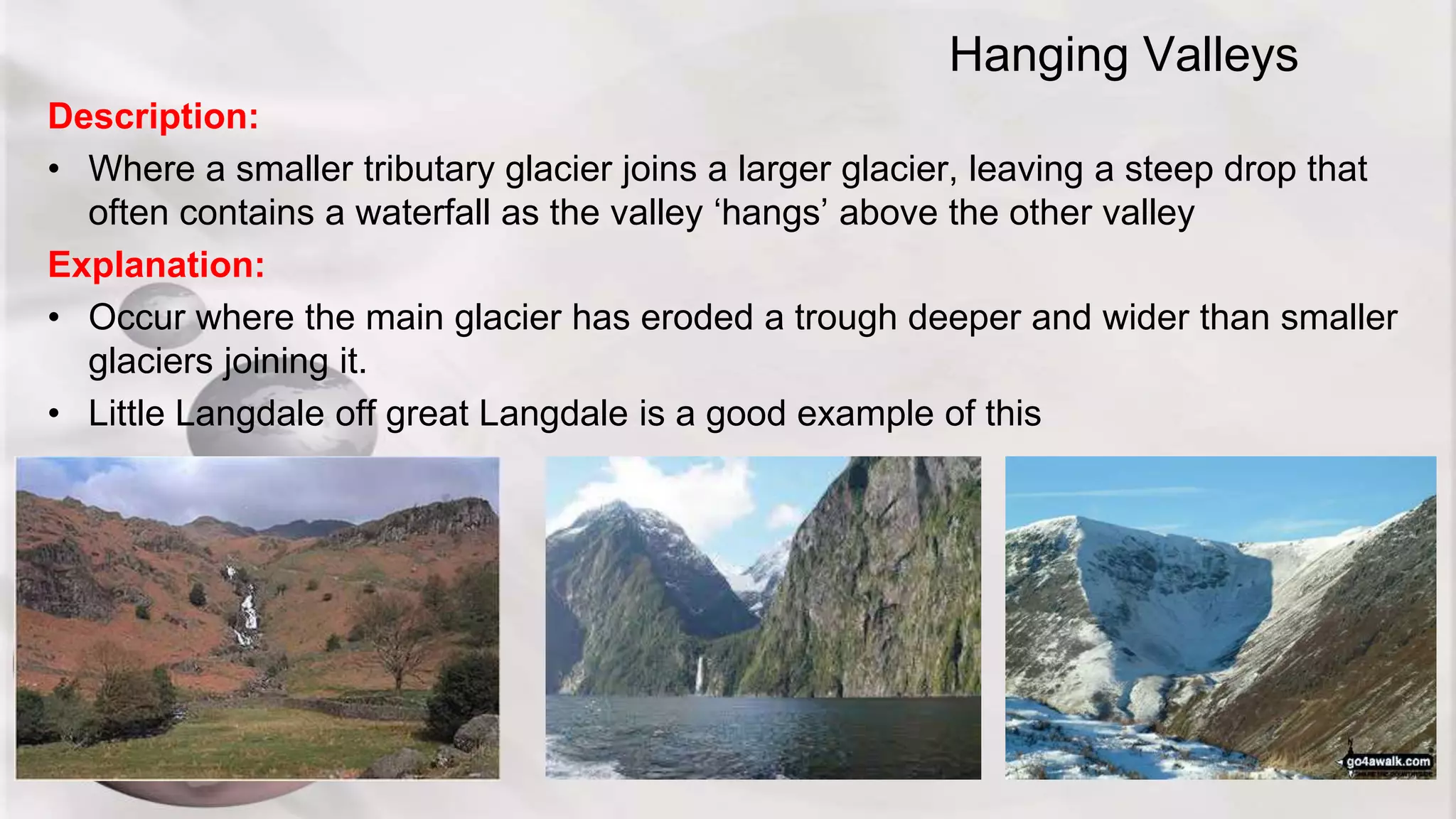 Lesson 5 glacial features | PPTX