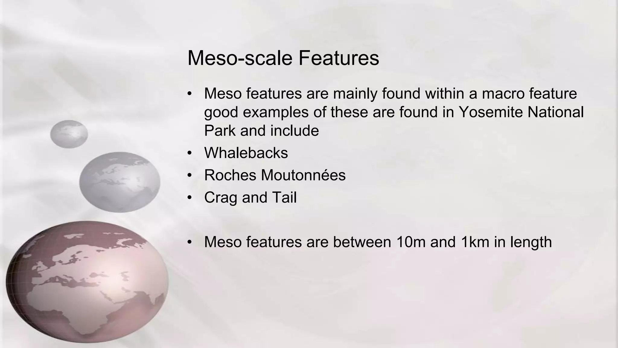 Lesson 5 glacial features | PPTX