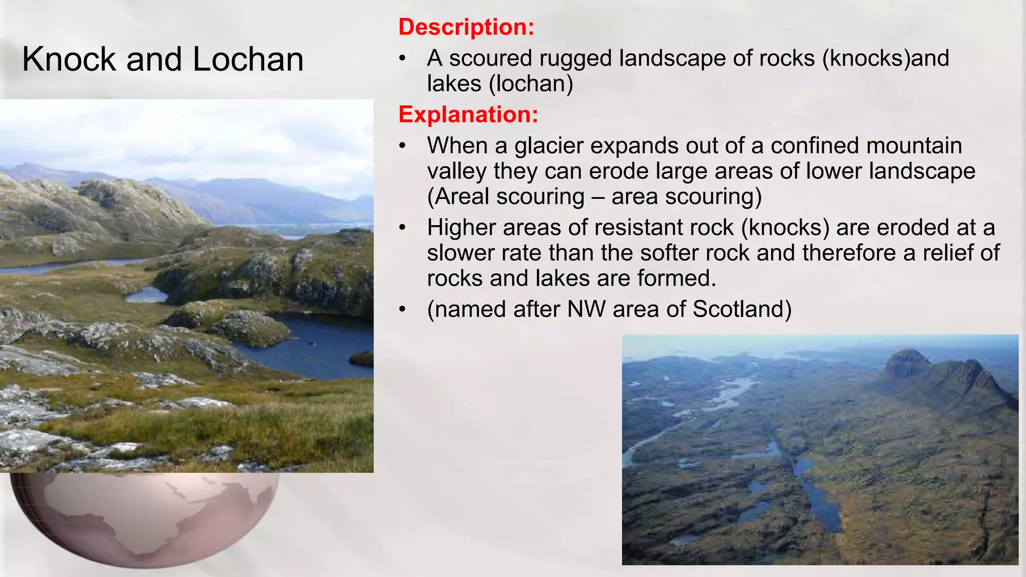 Lesson 5 glacial features | PPTX