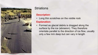 Lesson 5 glacial features | PPTX