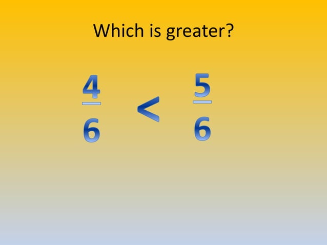 Lesson 5 - Comparing and Ordering Similar Fractions | PPTX ...