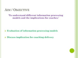 Information and Memory | PPTX
