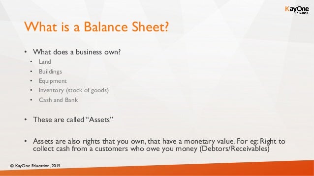 How to read a Balance Sheet - Introduction to Financial Statements