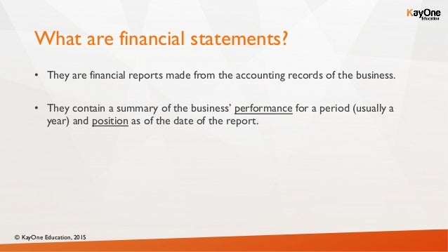 How to read a Balance Sheet - Introduction to Financial Statements